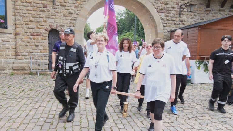 La flamme de l'inclusion fait étape à Forbach - TV8 Moselle-Est